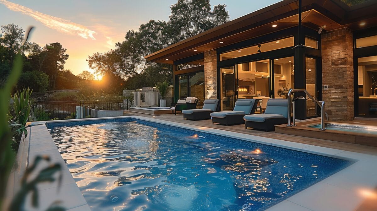 Backyard Redesign with Pools in McLean & Great Falls, VA | Luxury ...